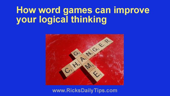 How Word Games Can Improve Your Logical Thinking