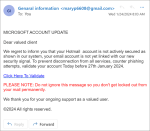 Scam alert: Beware these fake "Microsoft Account Update" emails